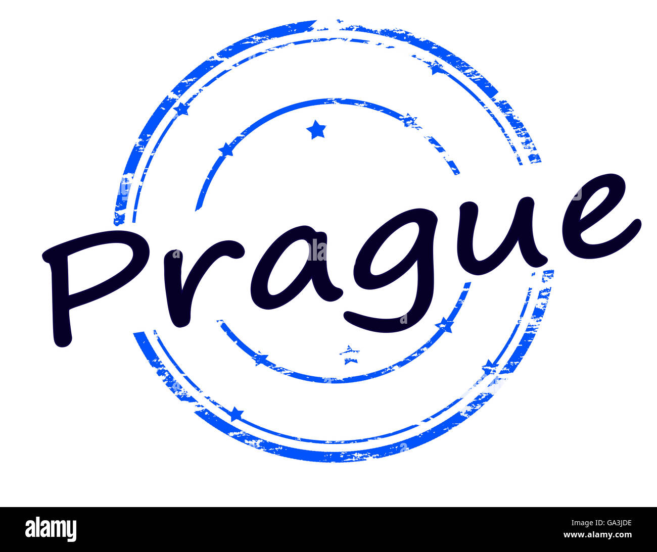 Rubber stamp with word Prague inside, vector illustration Stock Photo ...
