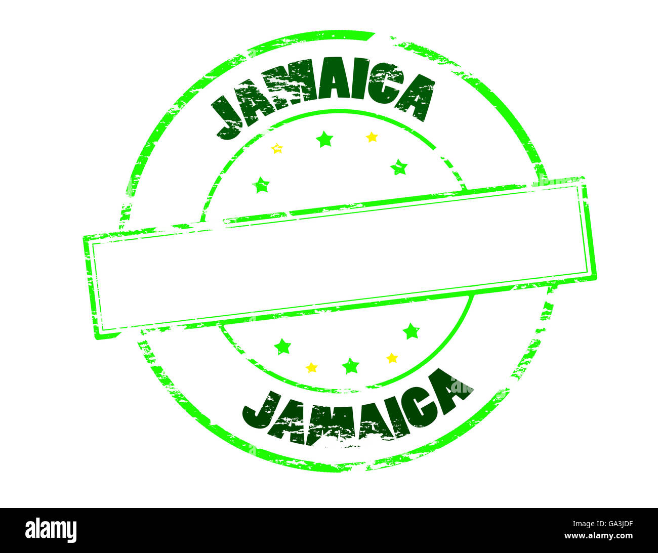 Rubber stamp with word Jamaica inside, vector illustration Stock Photo ...