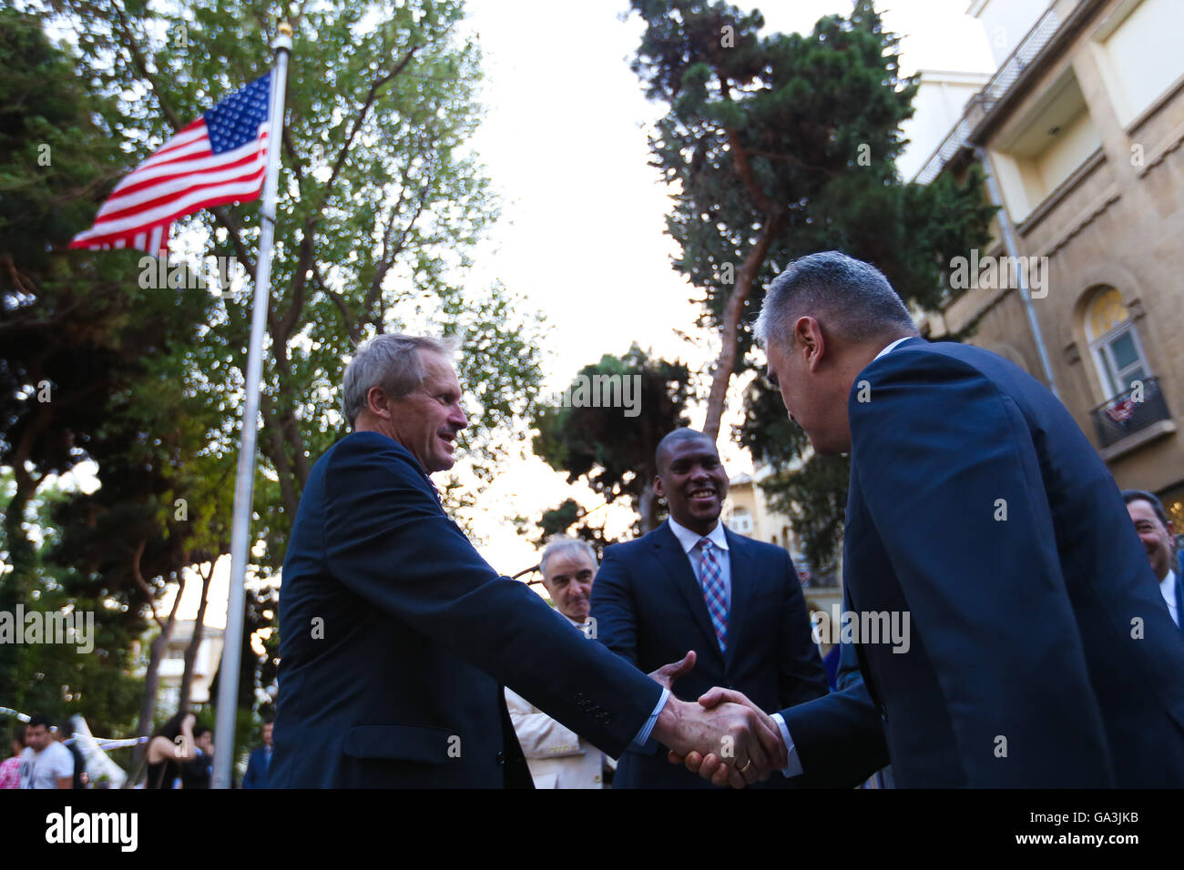 Baku, Azerbaijan. 01st July, 2016. (L-R) Ambassadors of the United ...