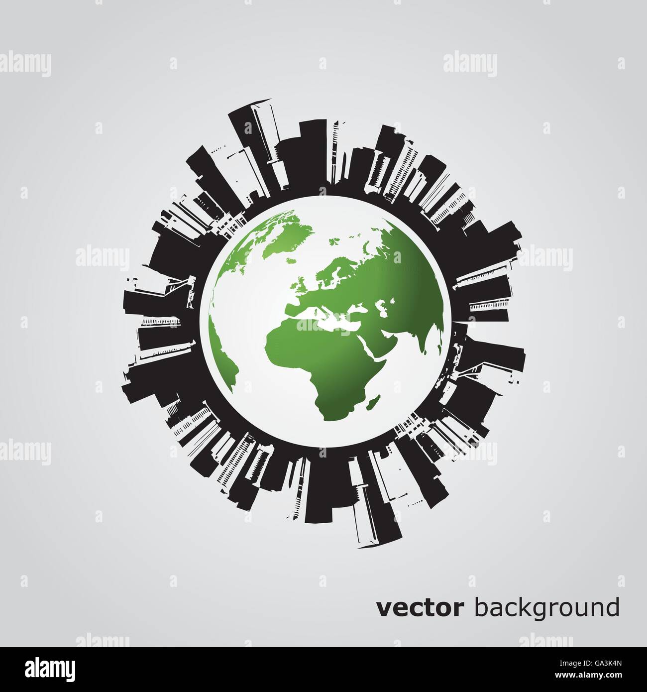 Eco Globe Vector Stock Vector Image & Art - Alamy