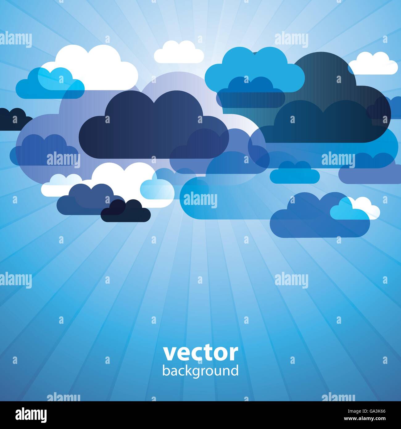 Abstract Cloud Background Vector Stock Vector Image & Art - Alamy