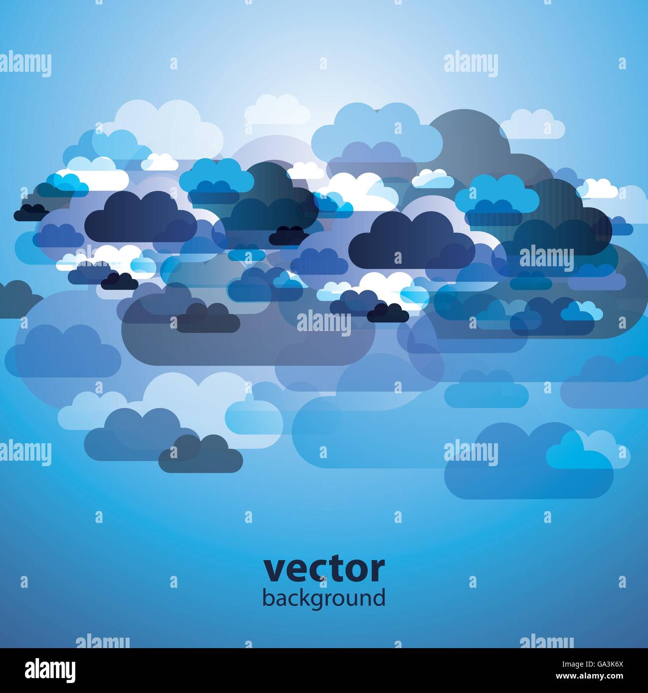 Abstract Cloud Background Stock Vector Image & Art - Alamy