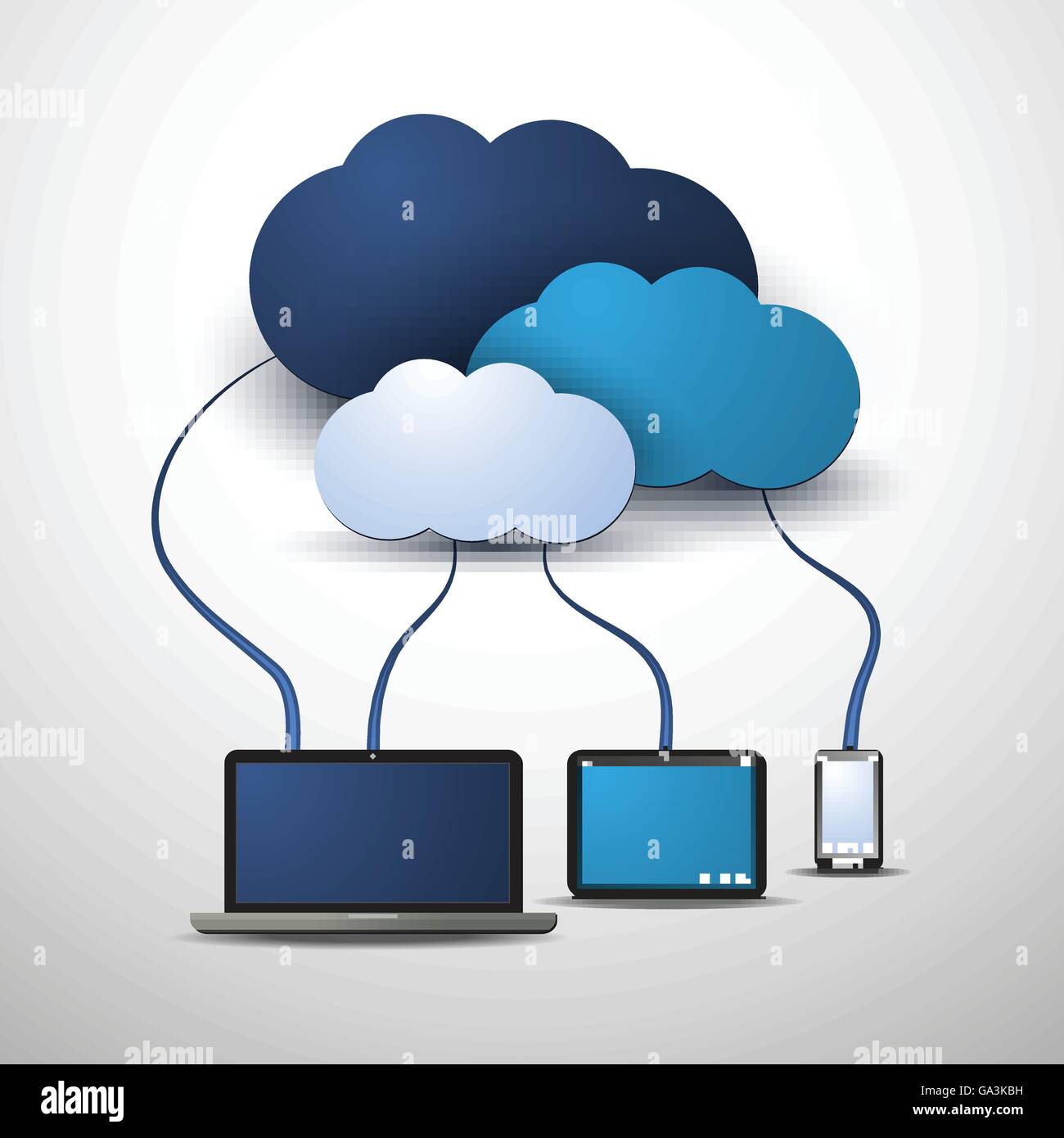 Cloud Computing Concept Stock Vector Image & Art - Alamy