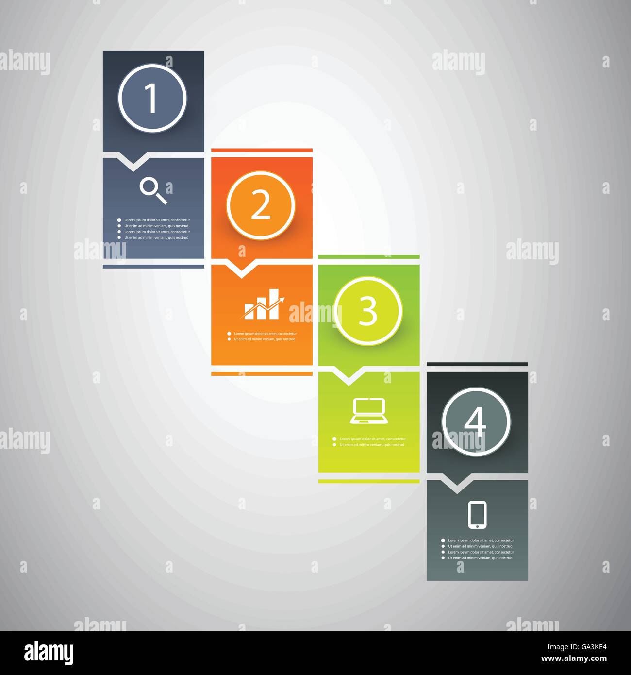 Infographic Design with Icons - Illustration in Freely Editable Vector ...