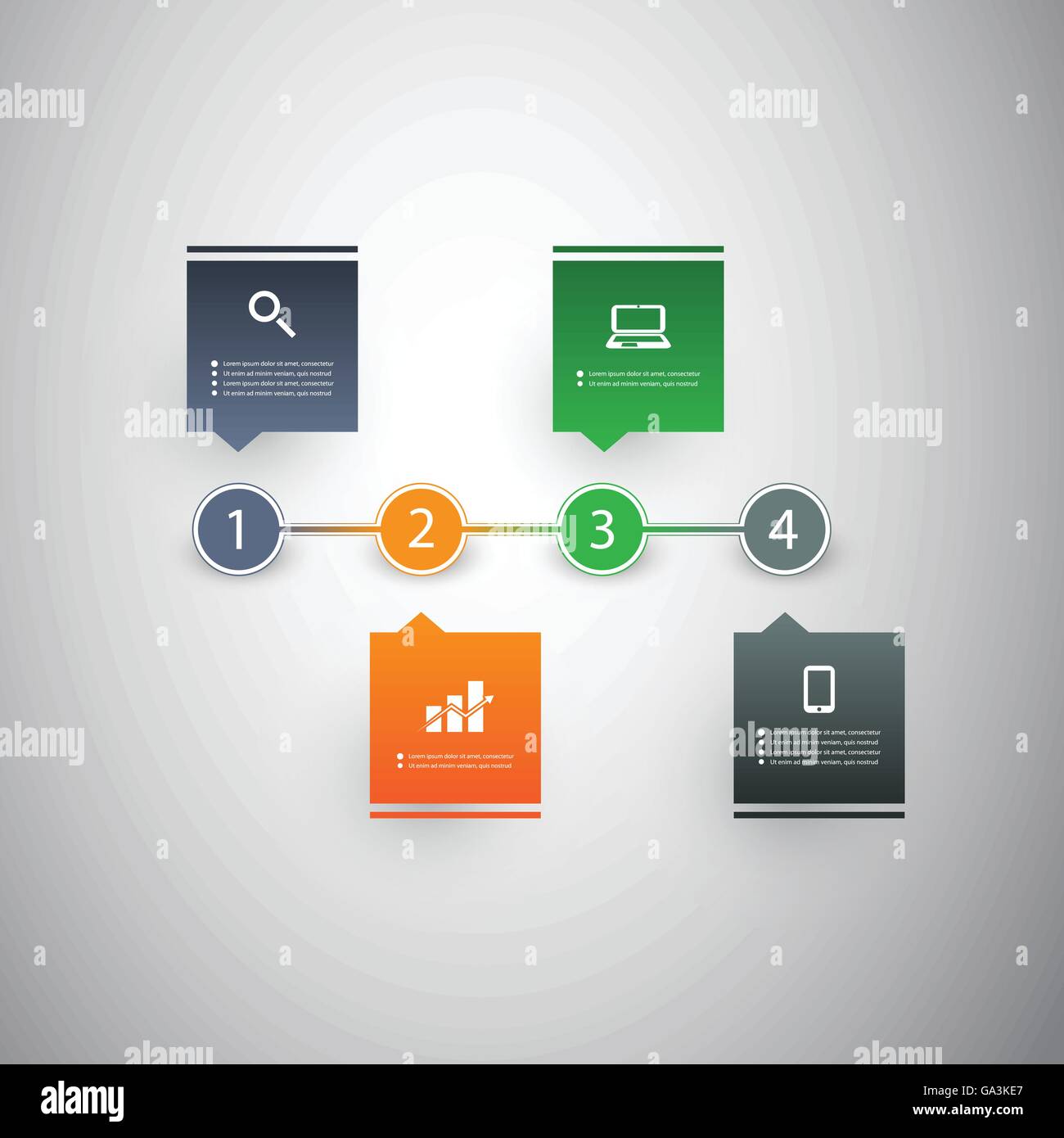 Infographic Design with Icons - Illustration in Freely Editable Vector ...