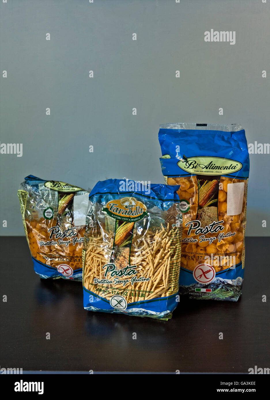Italian pasta packaging hi-res stock photography and images - Alamy