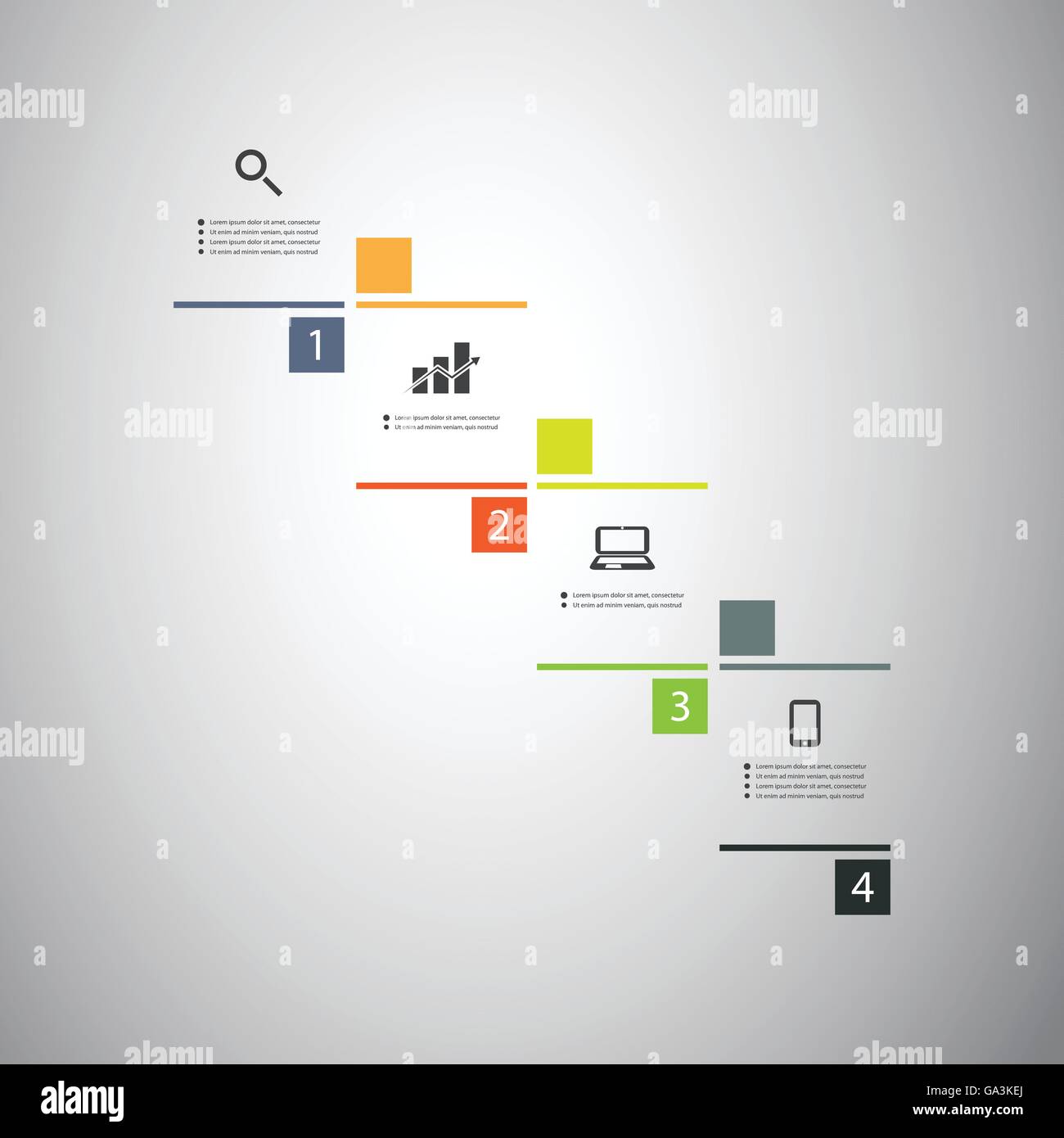 Infographic Design with Icons - Illustration in Freely Editable Vector ...