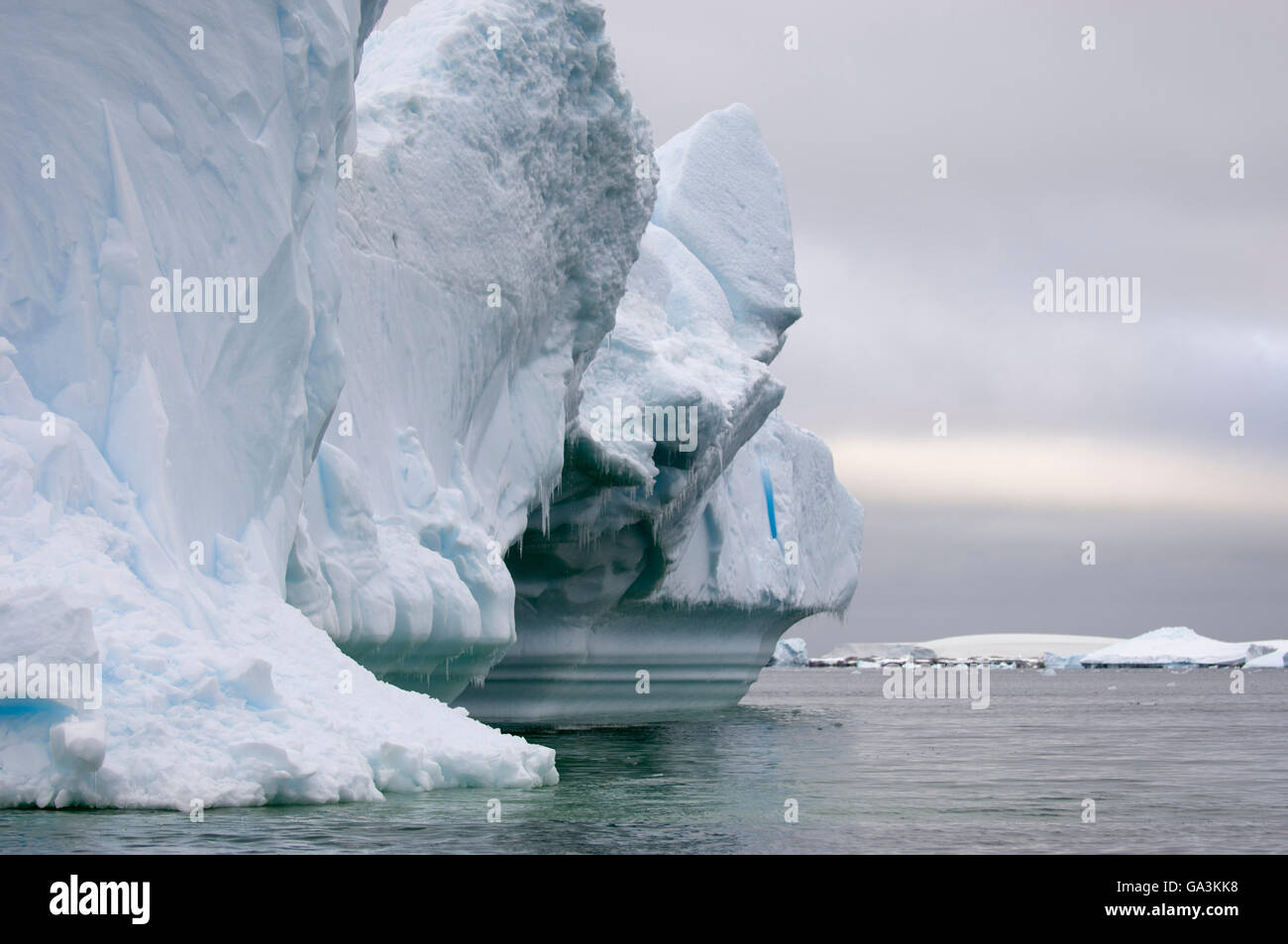 Iceberg near Pleneau Island, Lemaire Channel, Antarctic Peninsula ...