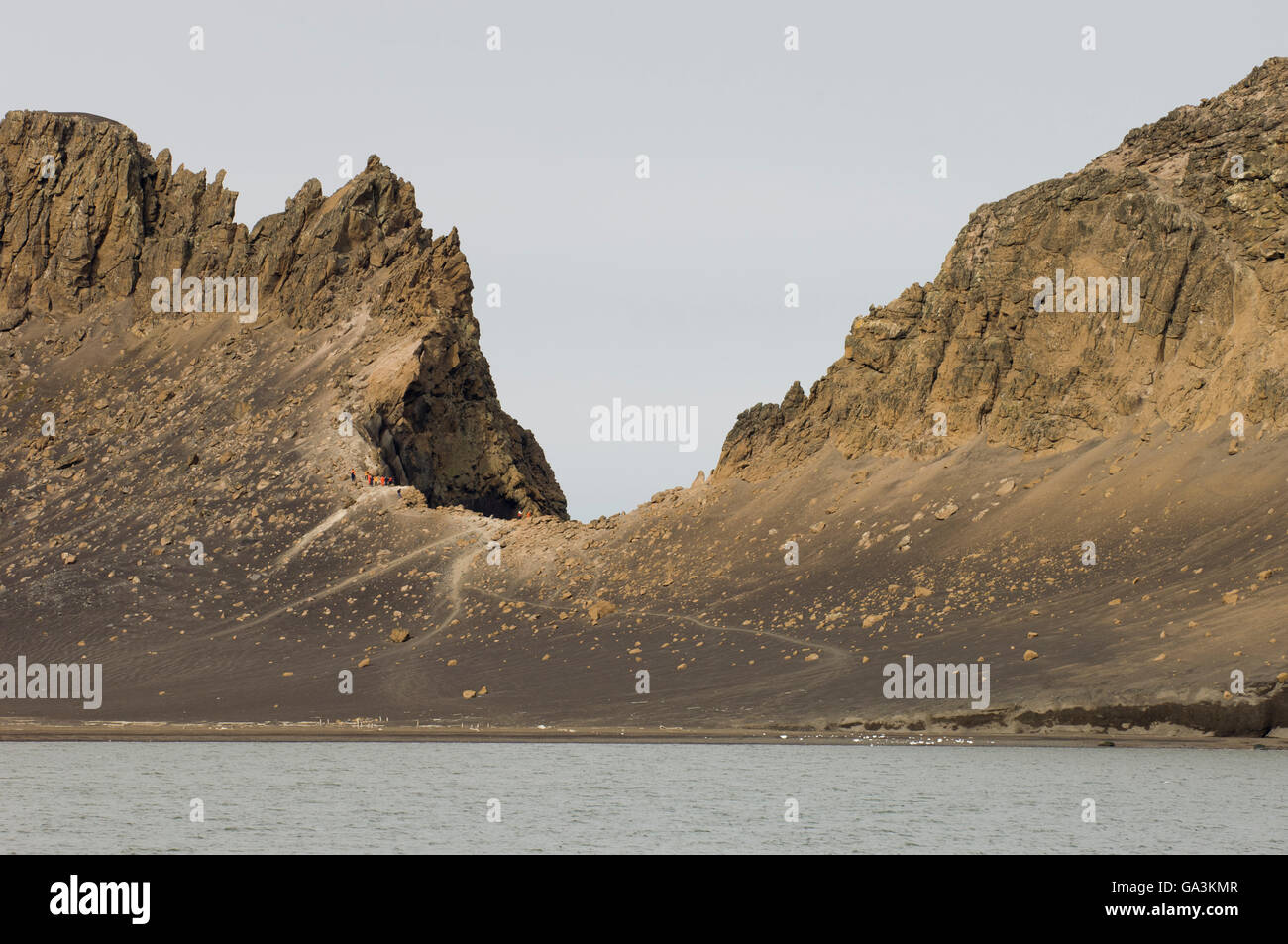 Telephone Bay, Deception Island, South Shetland Islands, Antarctica ...