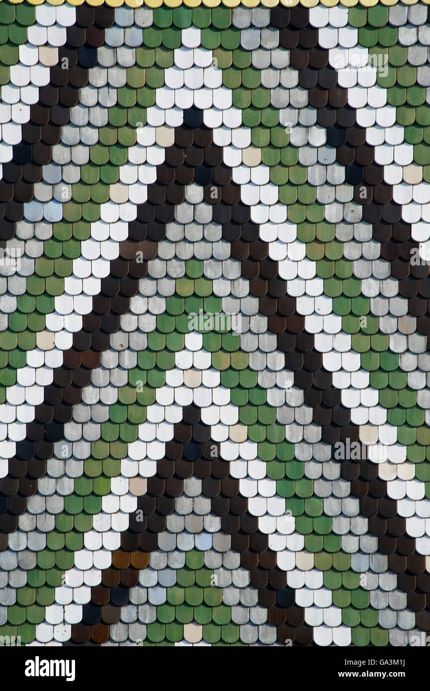 Tile mosaic roof hi-res stock photography and images - Alamy