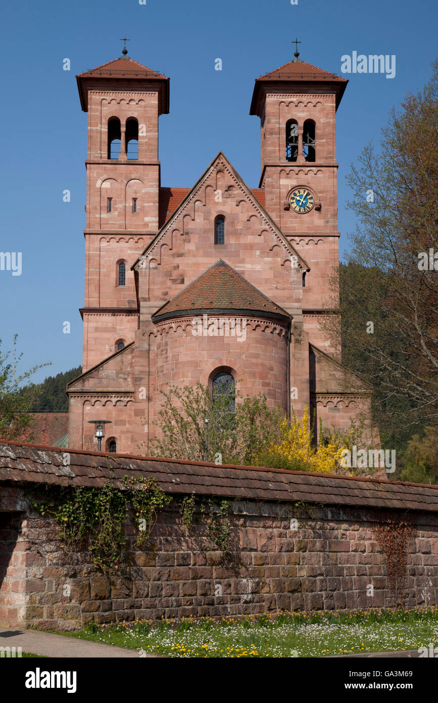 Roman church, a former Benedictine monastery, Klosterreichenbach ...