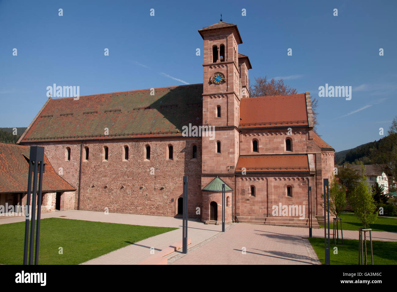 Roman church, a former Benedictine monastery, Klosterreichenbach ...