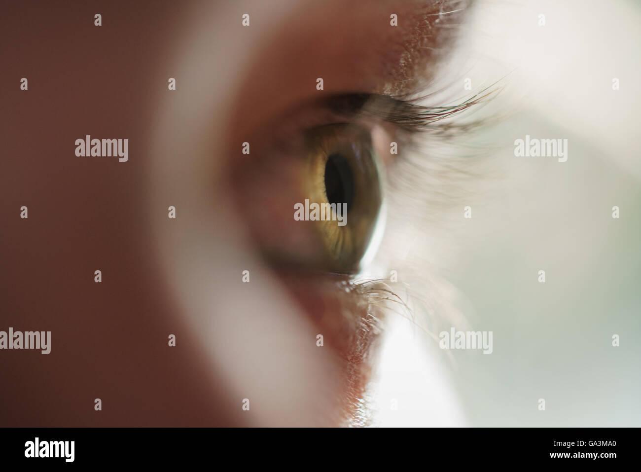 Side view caucasian teen girl hi-res stock photography and images - Alamy