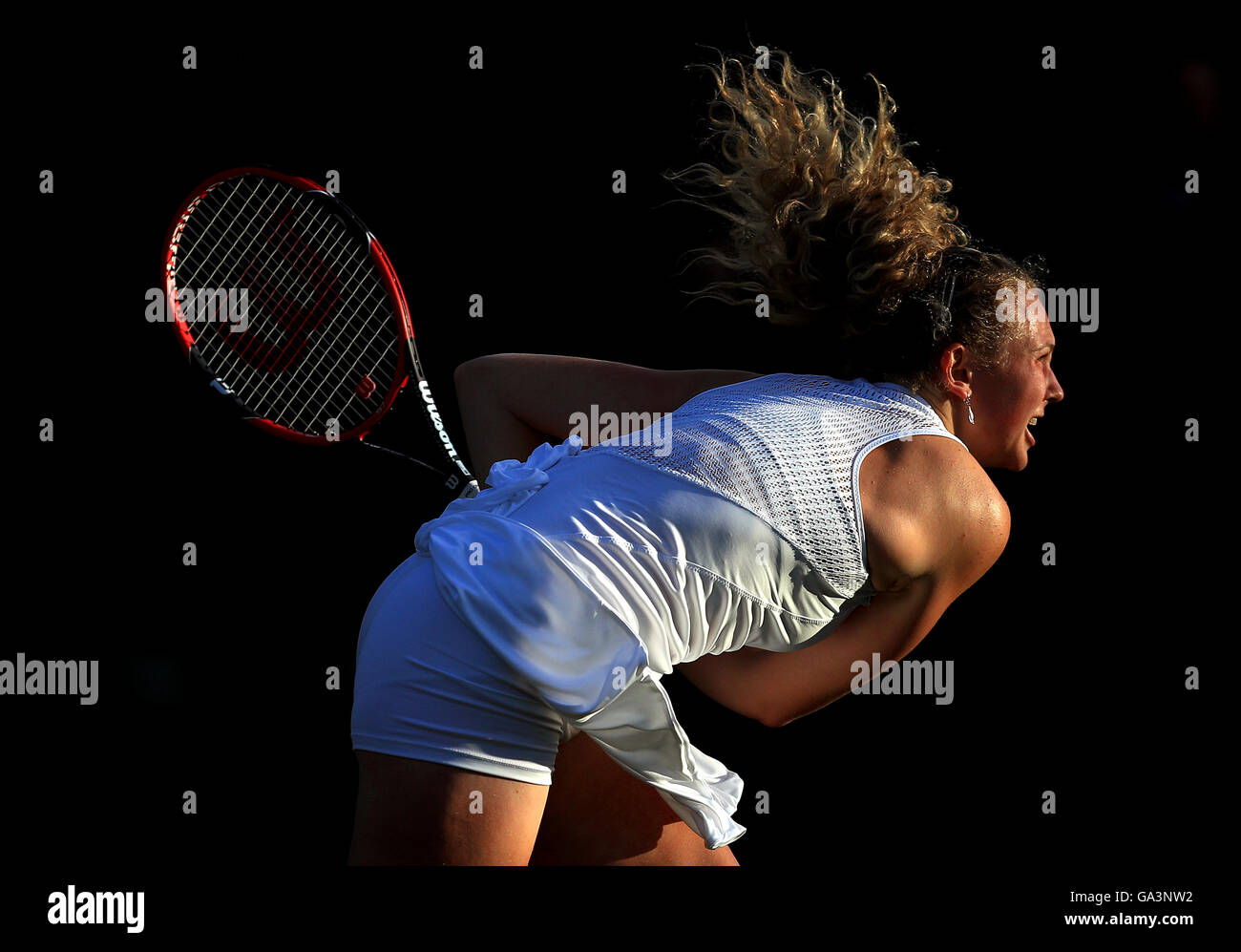 Katerina siniakova tennis action hi-res stock photography and images ...