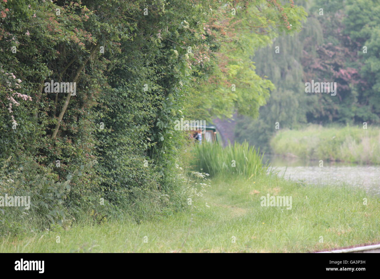 English countryside and canal Stock Photo - Alamy