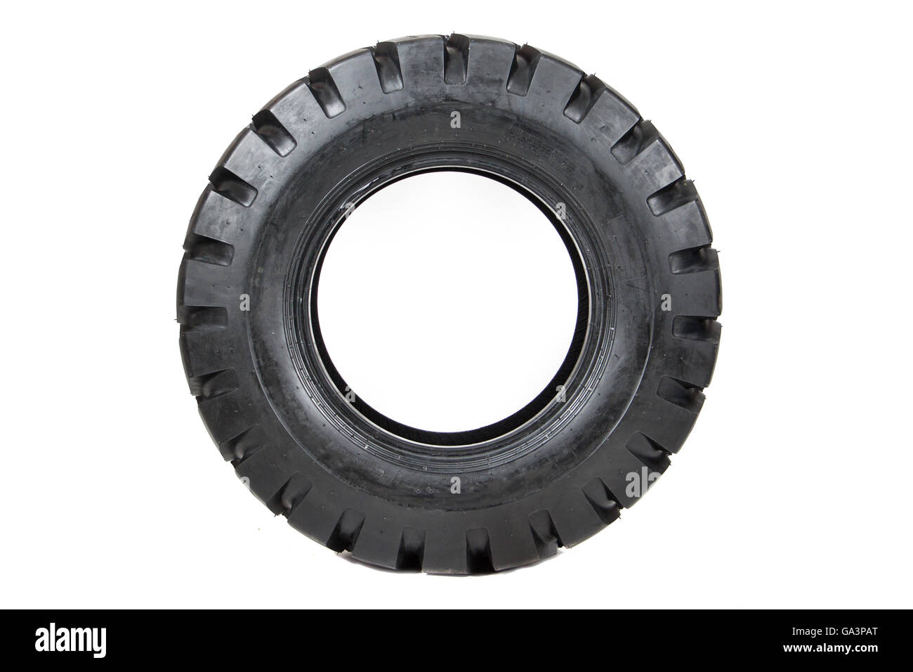 Car tire isolated on white background Stock Photo - Alamy