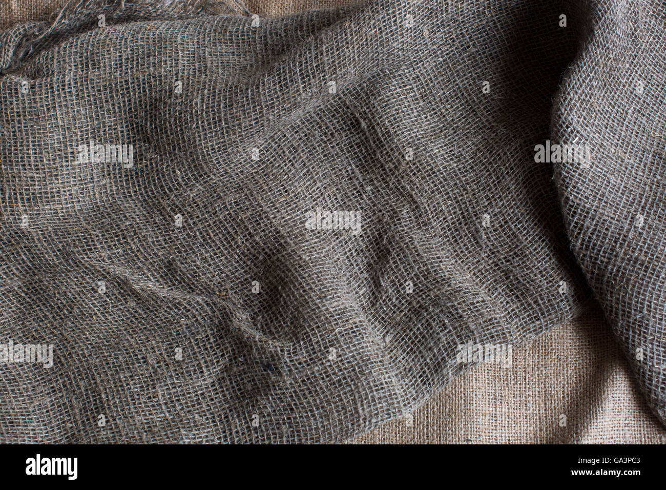 Texture of a sacking Stock Photo - Alamy
