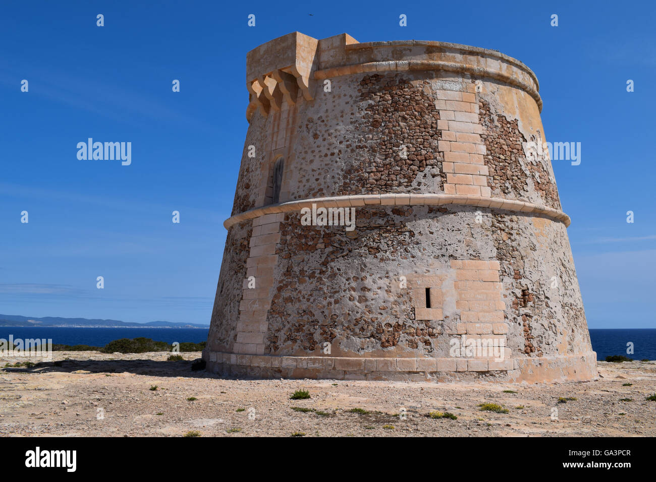 Watch tower - torre de sa Punta Prima - Formentera Stock Photo - Alamy