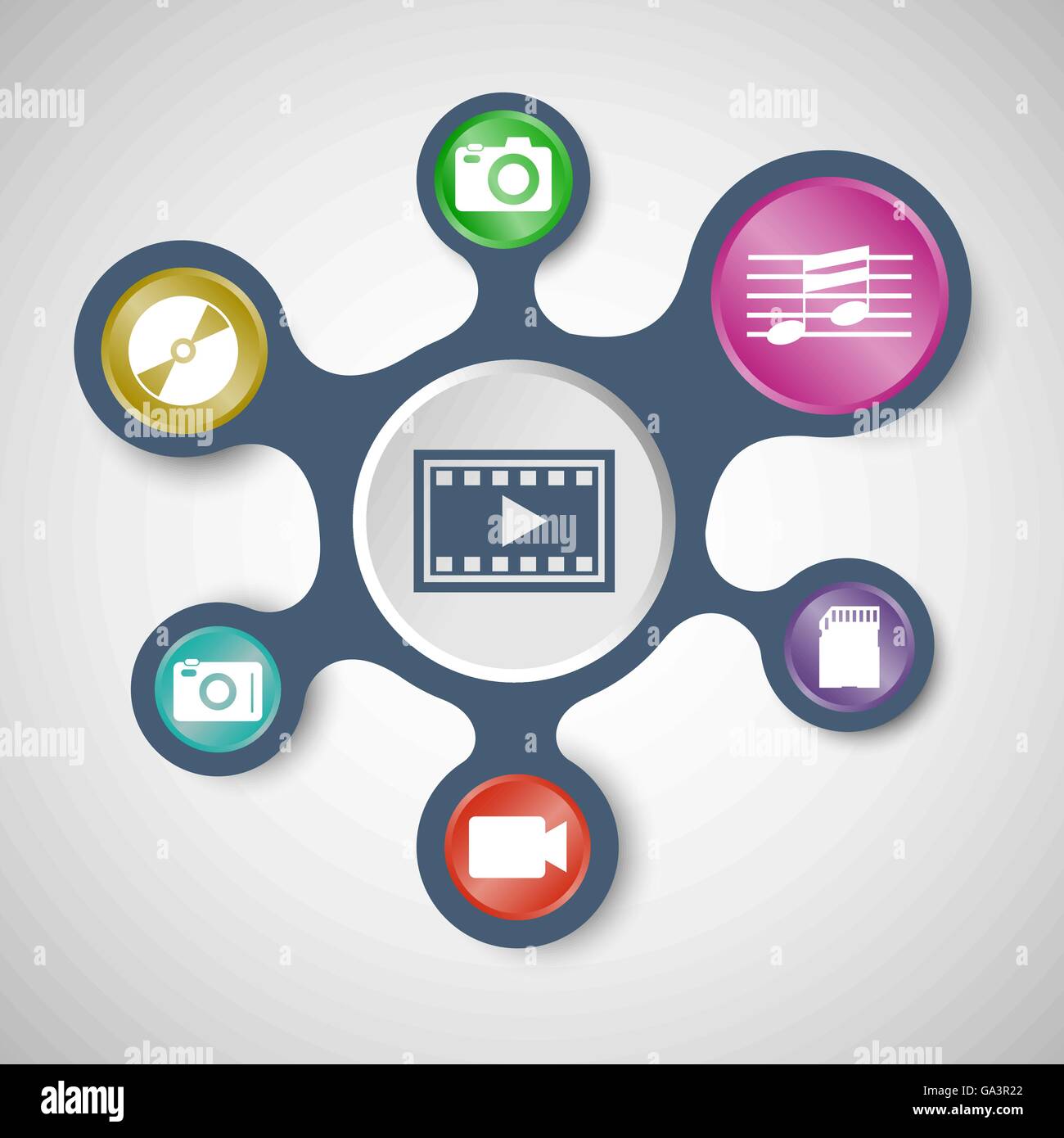 Integrated media Stock Vector Images - Alamy