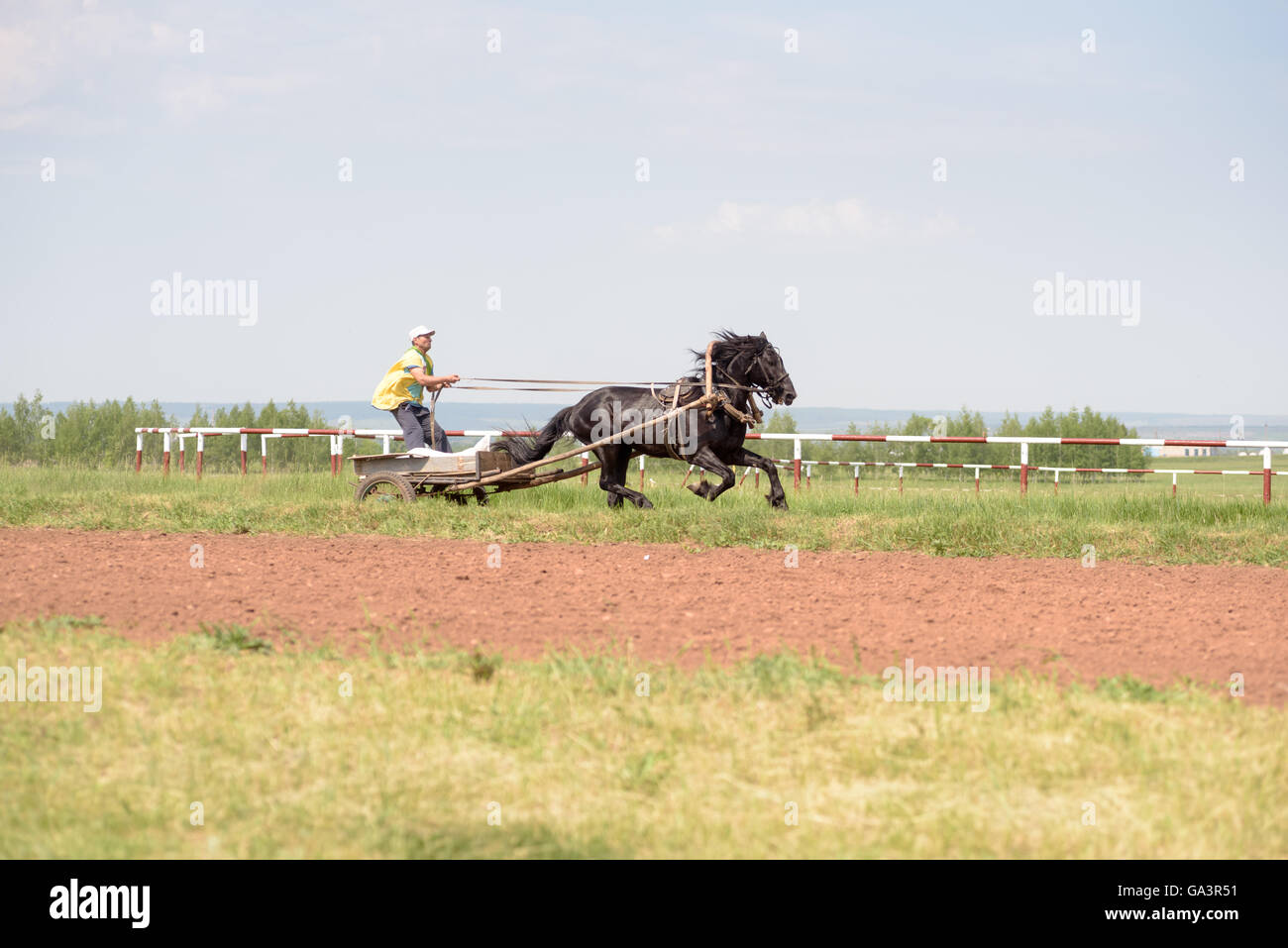 Carriage racing horse hi-res stock photography and images - Alamy