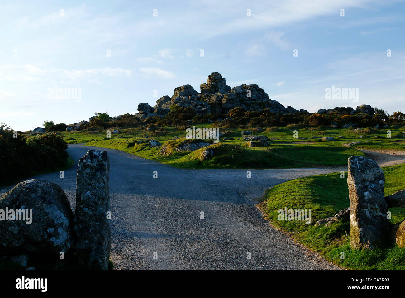 Beautiful Bone hill Rocks on Dartmoor in Devon, situated just above ...