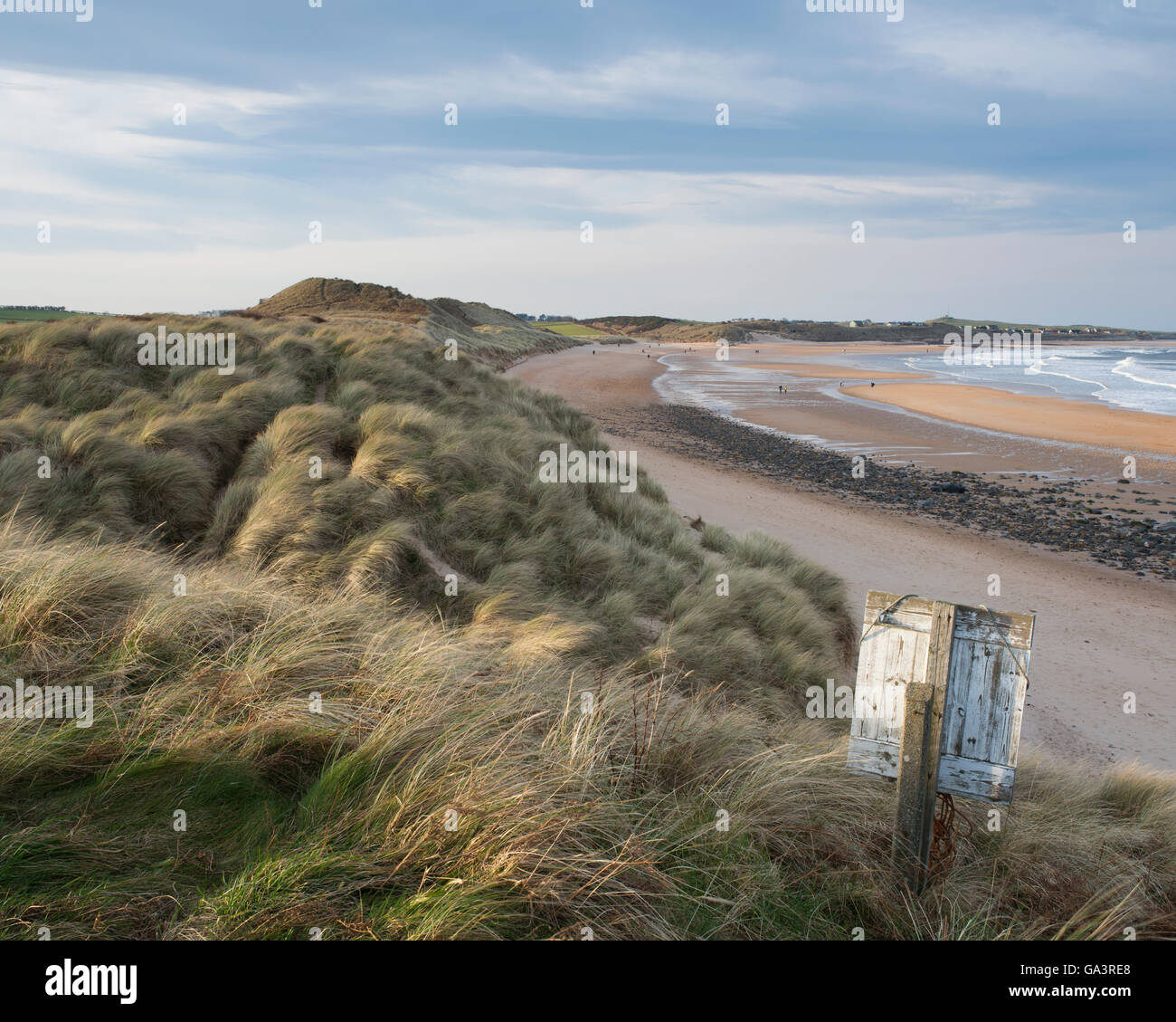 A view of Embleton bay, Northumberland, England Stock Photo - Alamy