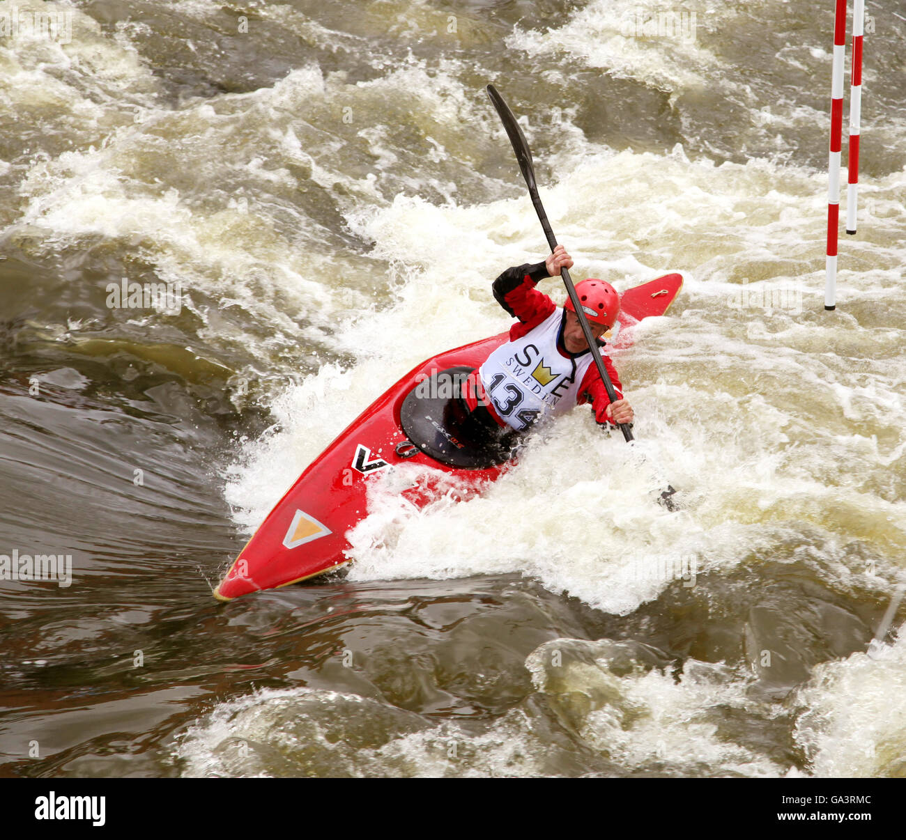 White water Kayaking Stock Photo - Alamy