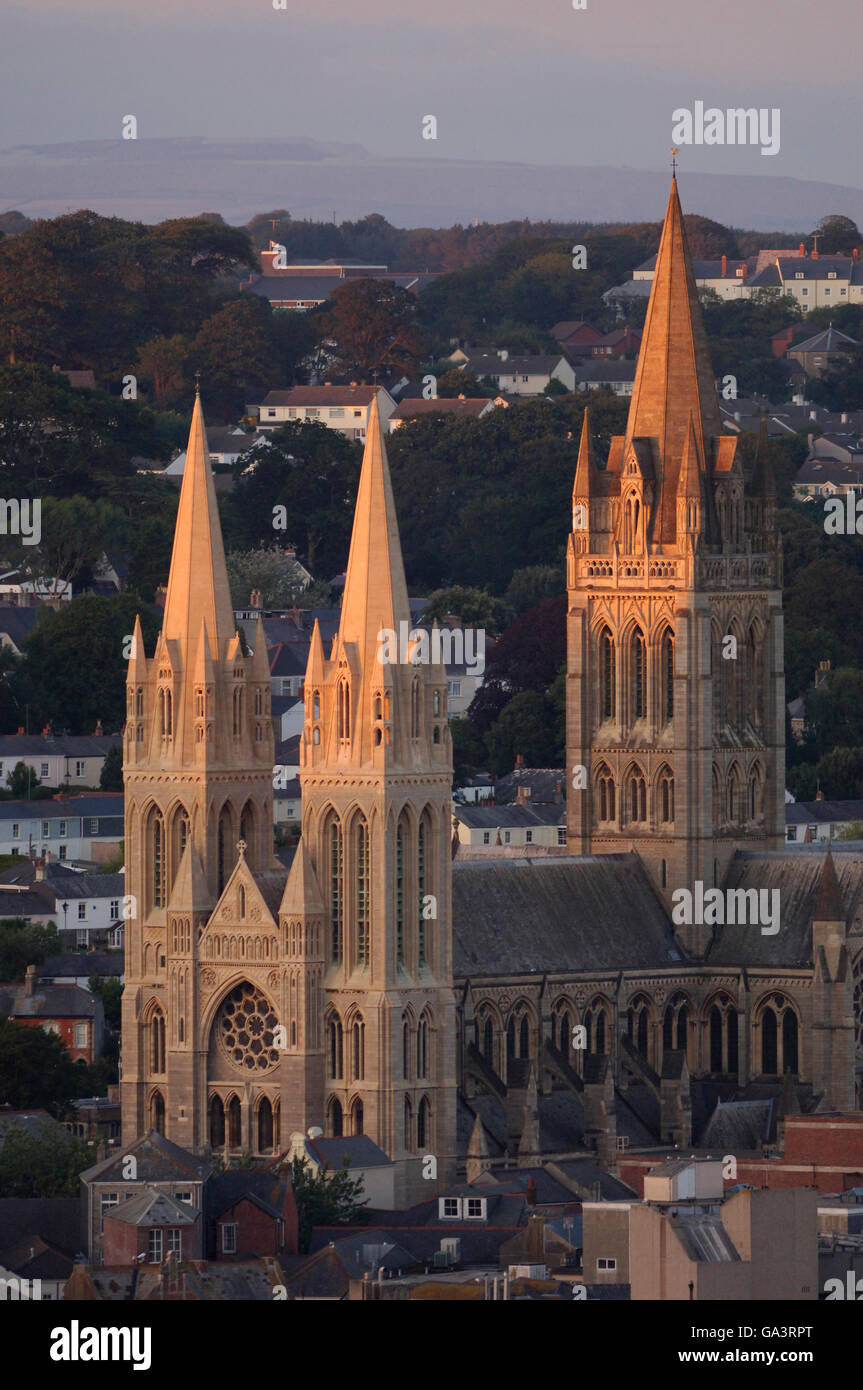 Three spires truro cathedral tower hi-res stock photography and images ...