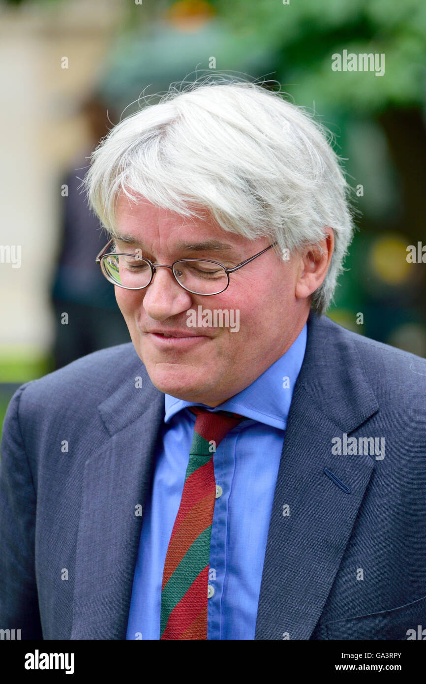 Andrew Mitchell MP (Conservative: Sutton Coldfield) on College Green ...