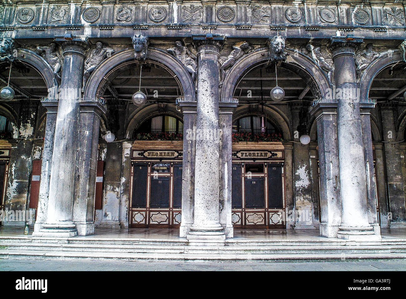 Florian Restaurant St.Marks Square Venice Stock Photo - Alamy