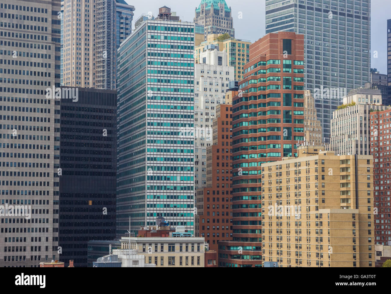 Apartment buildings of downtown New York City, USA Stock Photo - Alamy