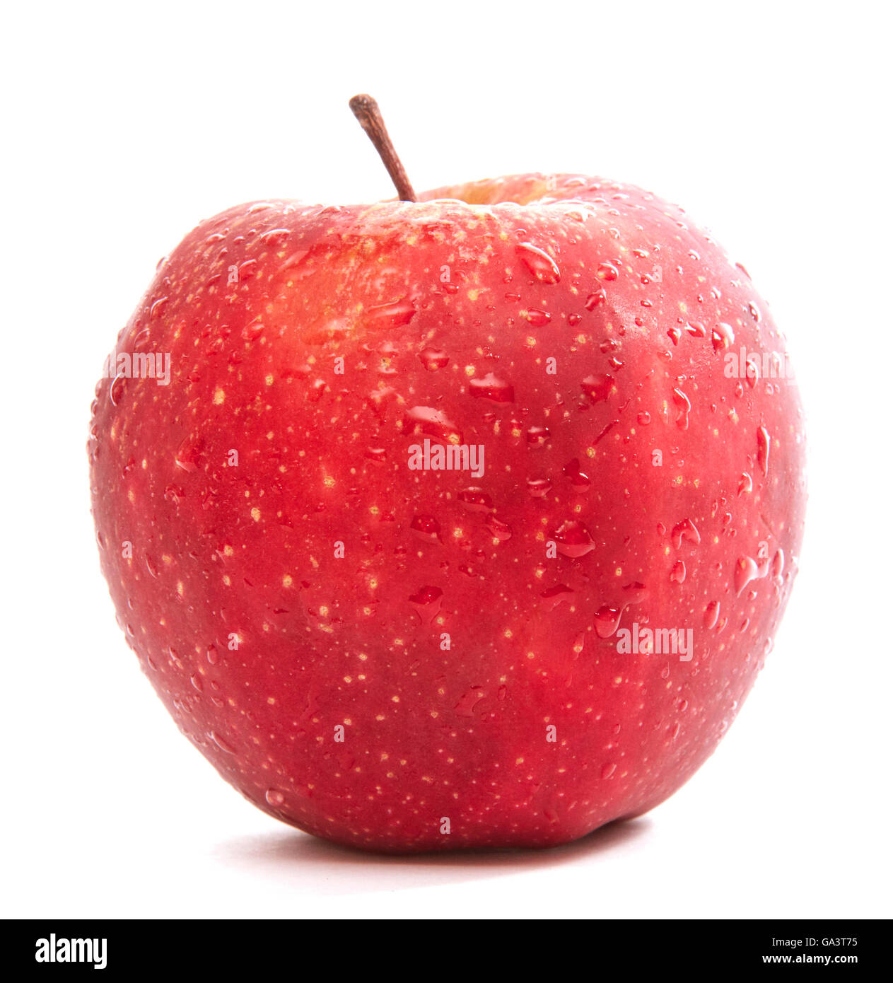 Fresh Apple Isolated on White Background Stock Photo - Alamy