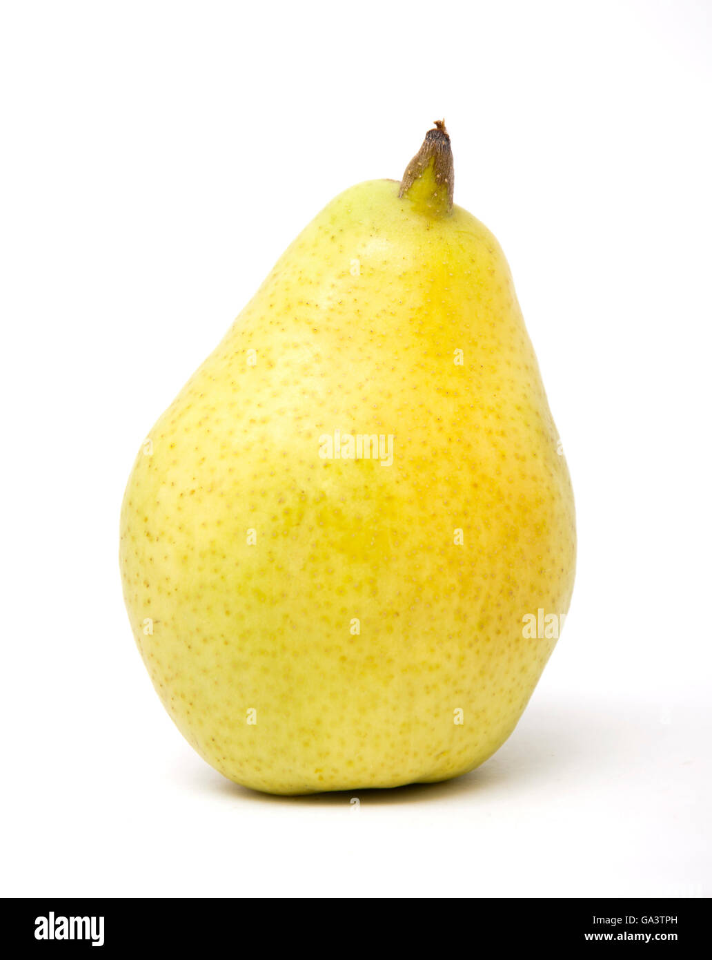 One Pear Fruit Isolated on White Background Stock Photo - Alamy