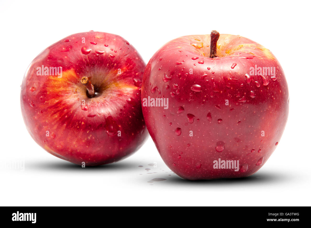 Apple half cut open Cut Out Stock Images & Pictures - Alamy