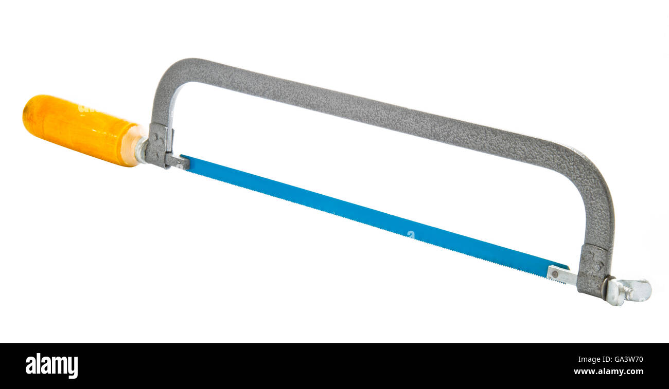 Hand Saw Tool Isolated on White Background Stock Photo - Alamy
