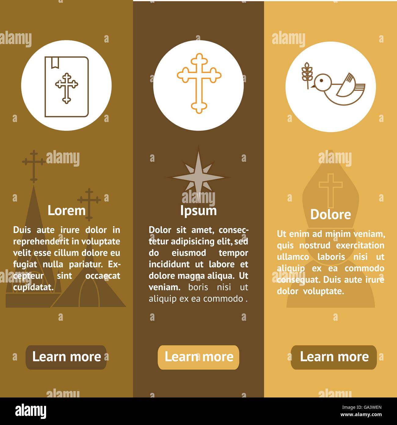 Christianityist banners set Stock Vector Image & Art - Alamy