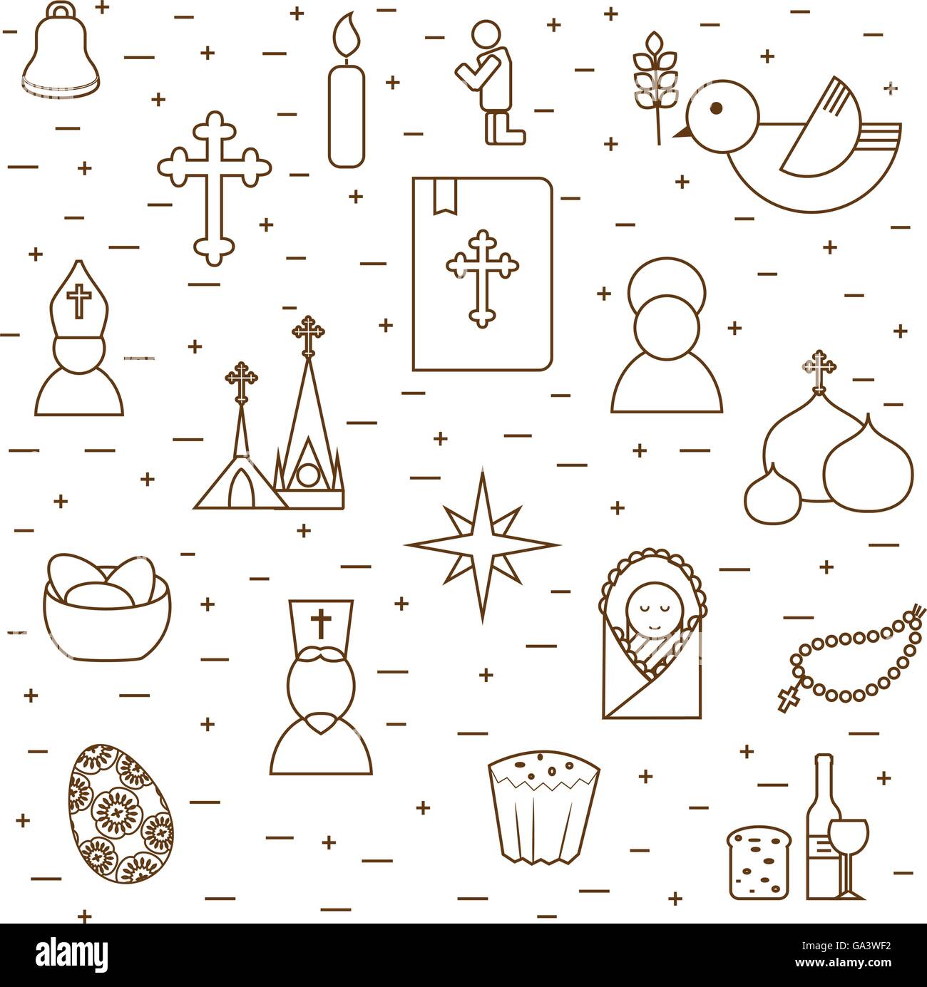 christianity seamless background Stock Vector Image & Art - Alamy
