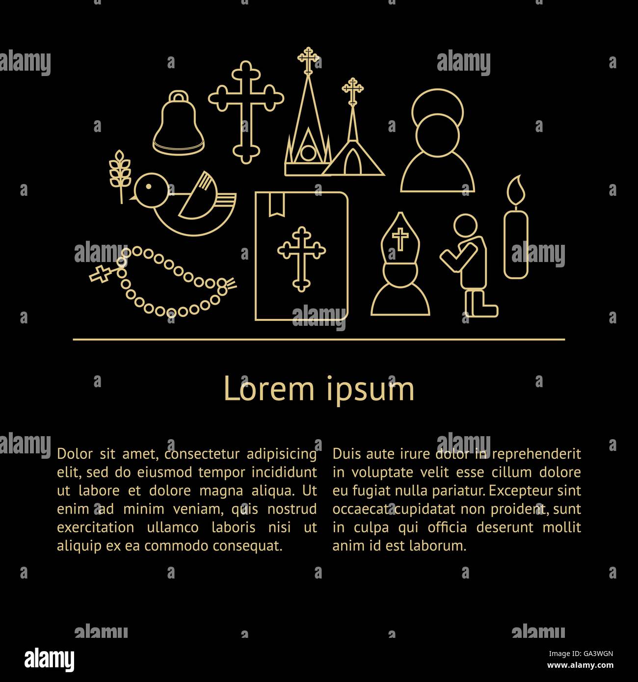 Jesus Christ religion background Stock Vector Image & Art - Alamy