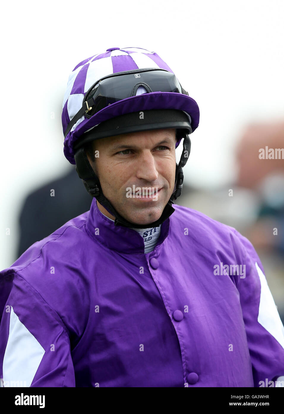 Jockey PJ Hobbs Stock Photo - Alamy
