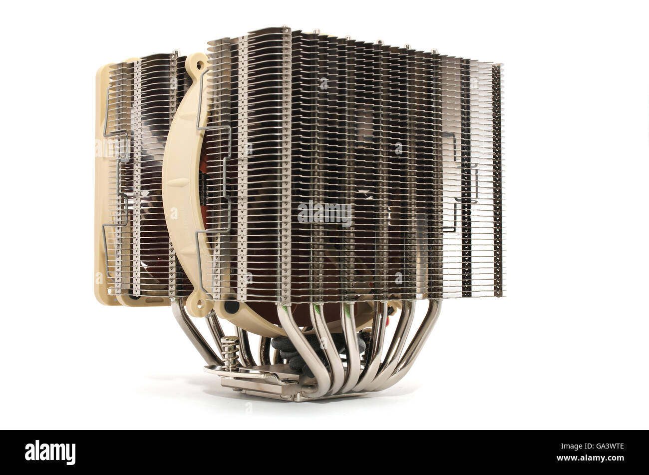 Cooler computer fan equipment. Technology design Stock Photo - Alamy