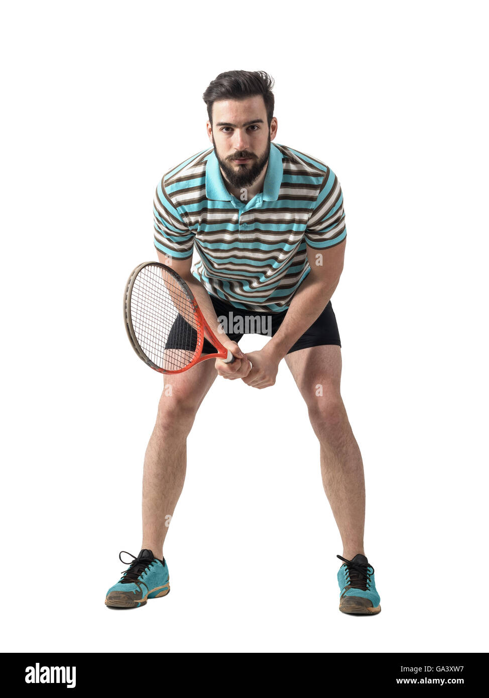 Focused tennis player Cut Out Stock Images & Pictures - Alamy
