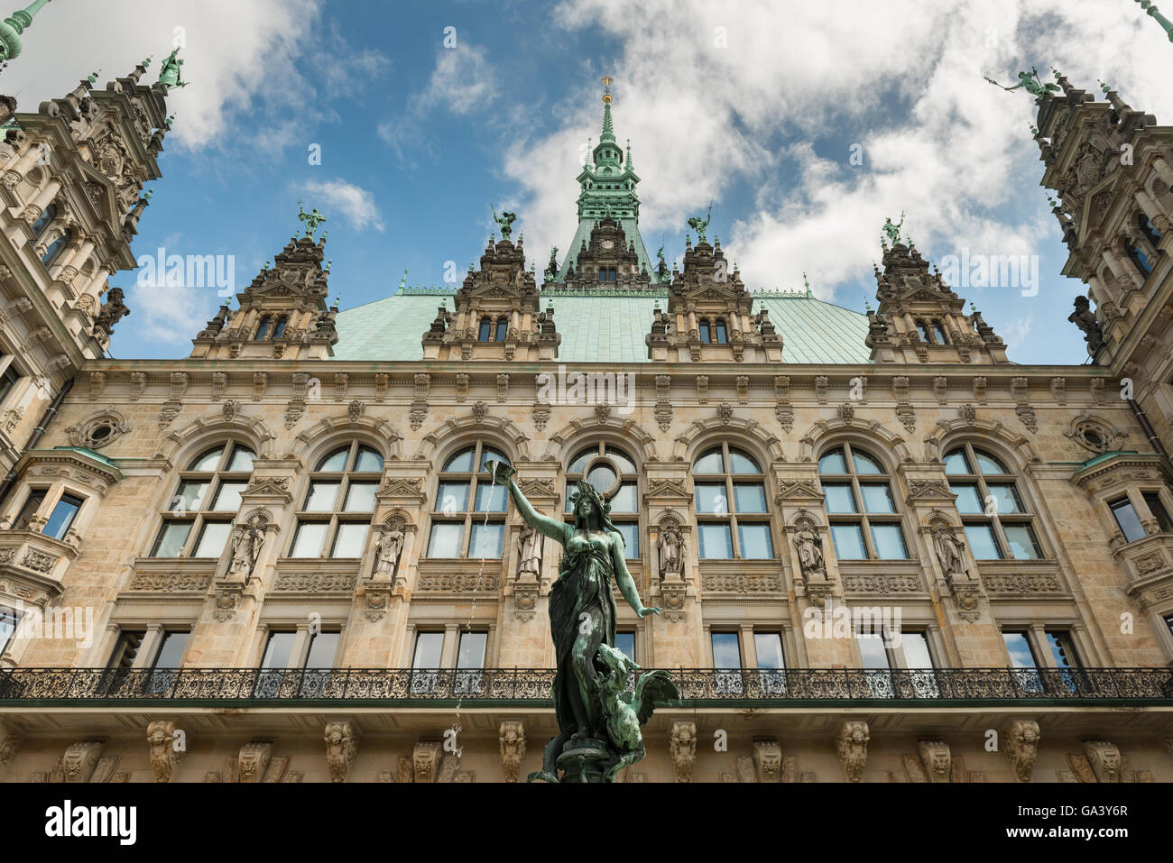 Hamburg Town Hall, Germany Stock Photo - Alamy