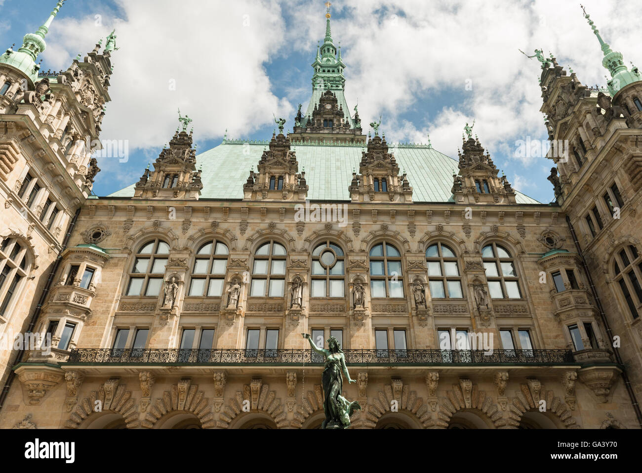 Hamburg Town Hall, Germany Stock Photo - Alamy