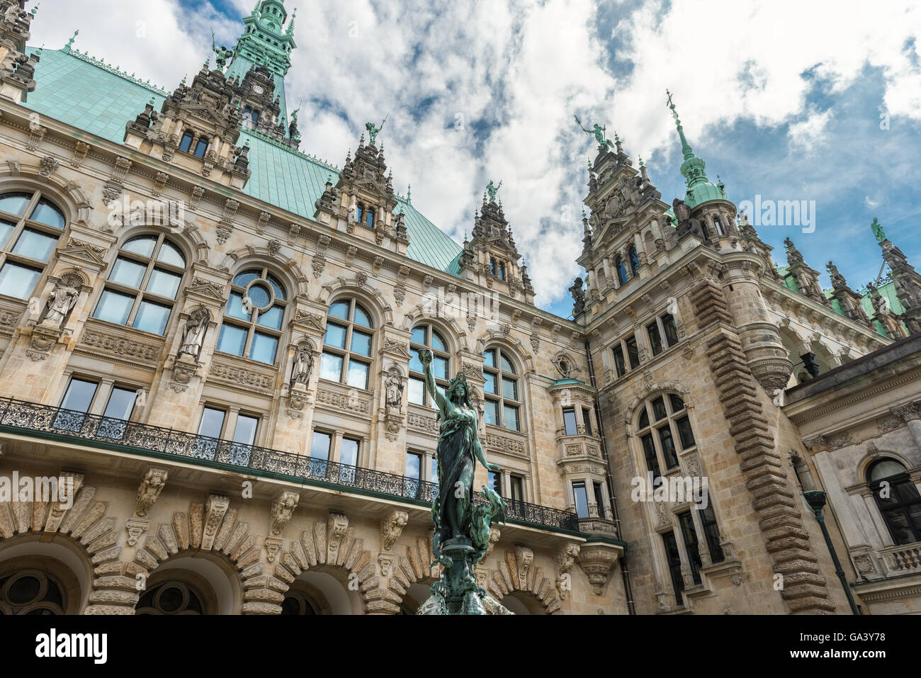 Hamburg Town Hall, Germany Stock Photo - Alamy