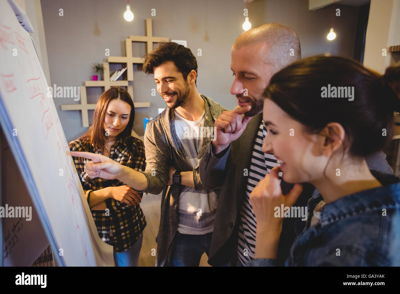 Office teamwork board chart hi-res stock photography and images - Alamy