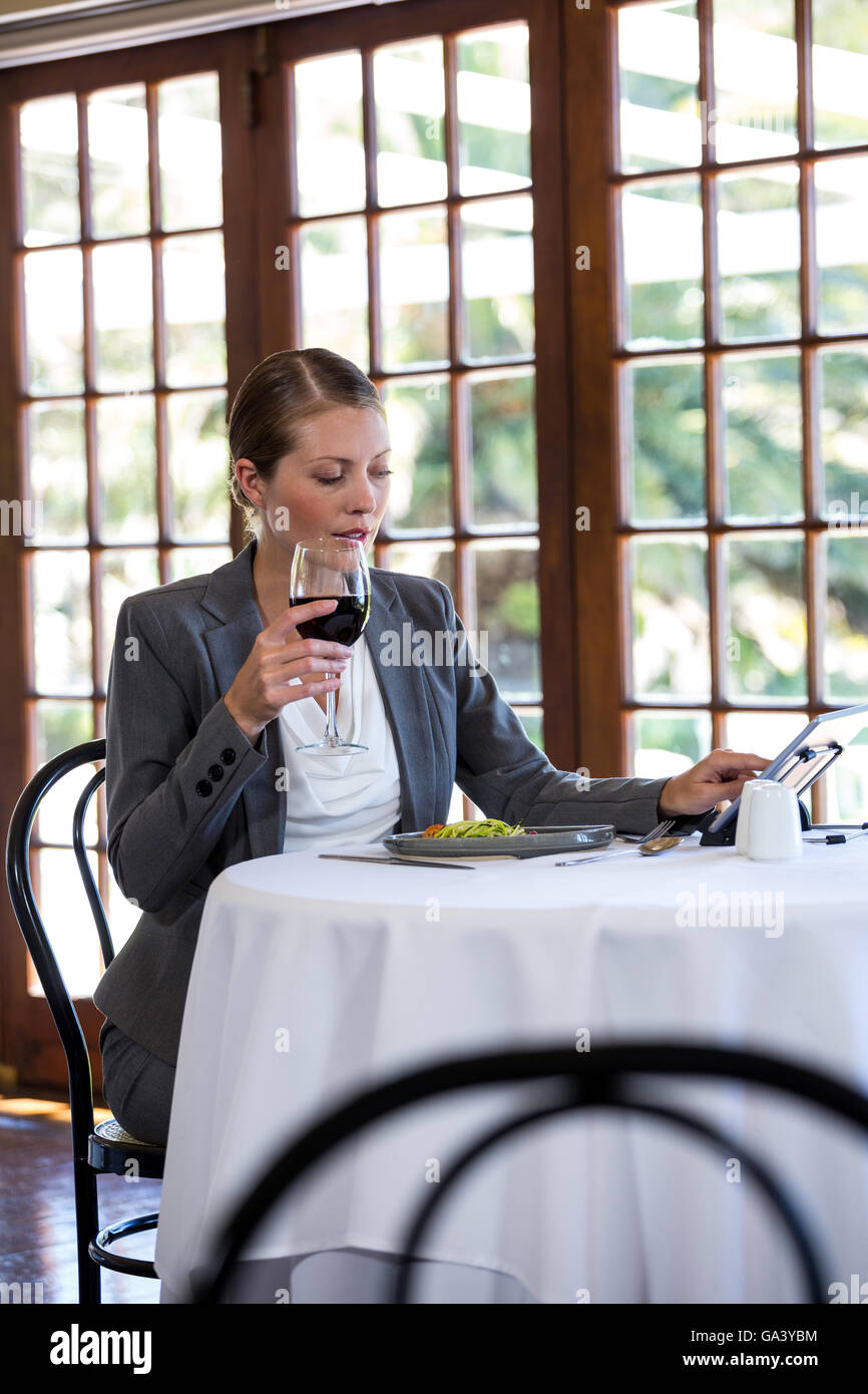 Drinking wine while working hi-res stock photography and images - Alamy