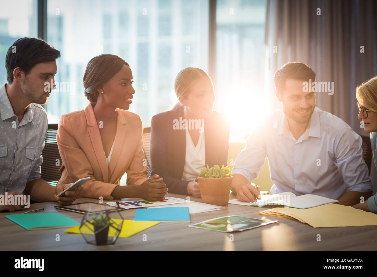 Group business people discussing hi-res stock photography and images ...