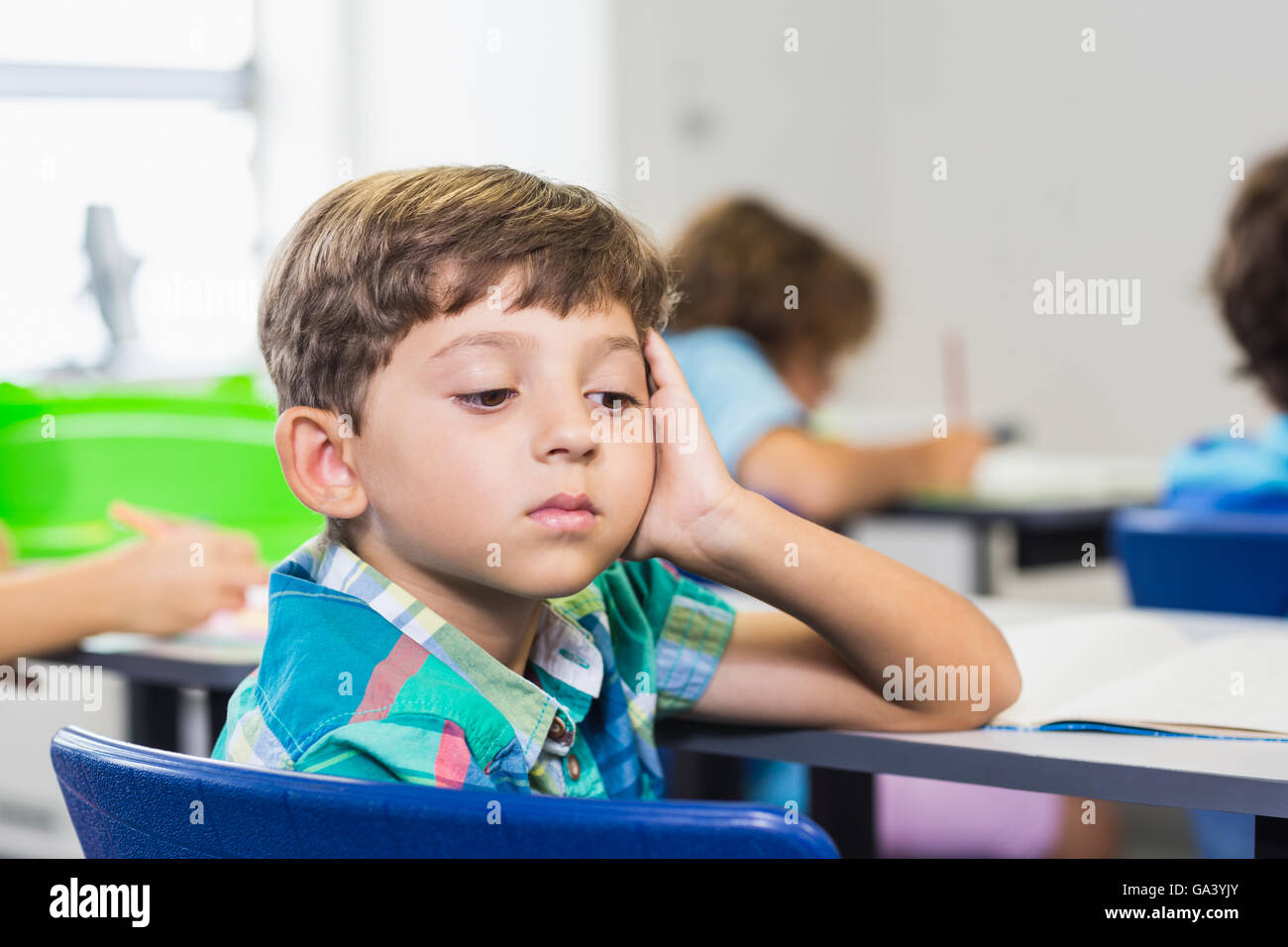 Thoughtful boy hi-res stock photography and images - Alamy