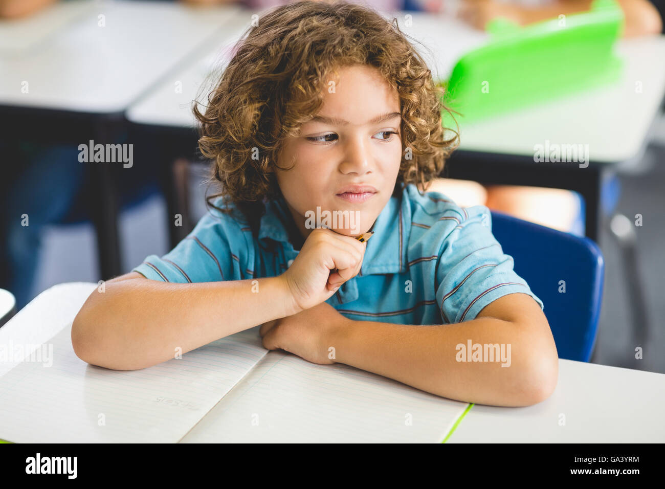 Thoughtful boy hi-res stock photography and images - Alamy