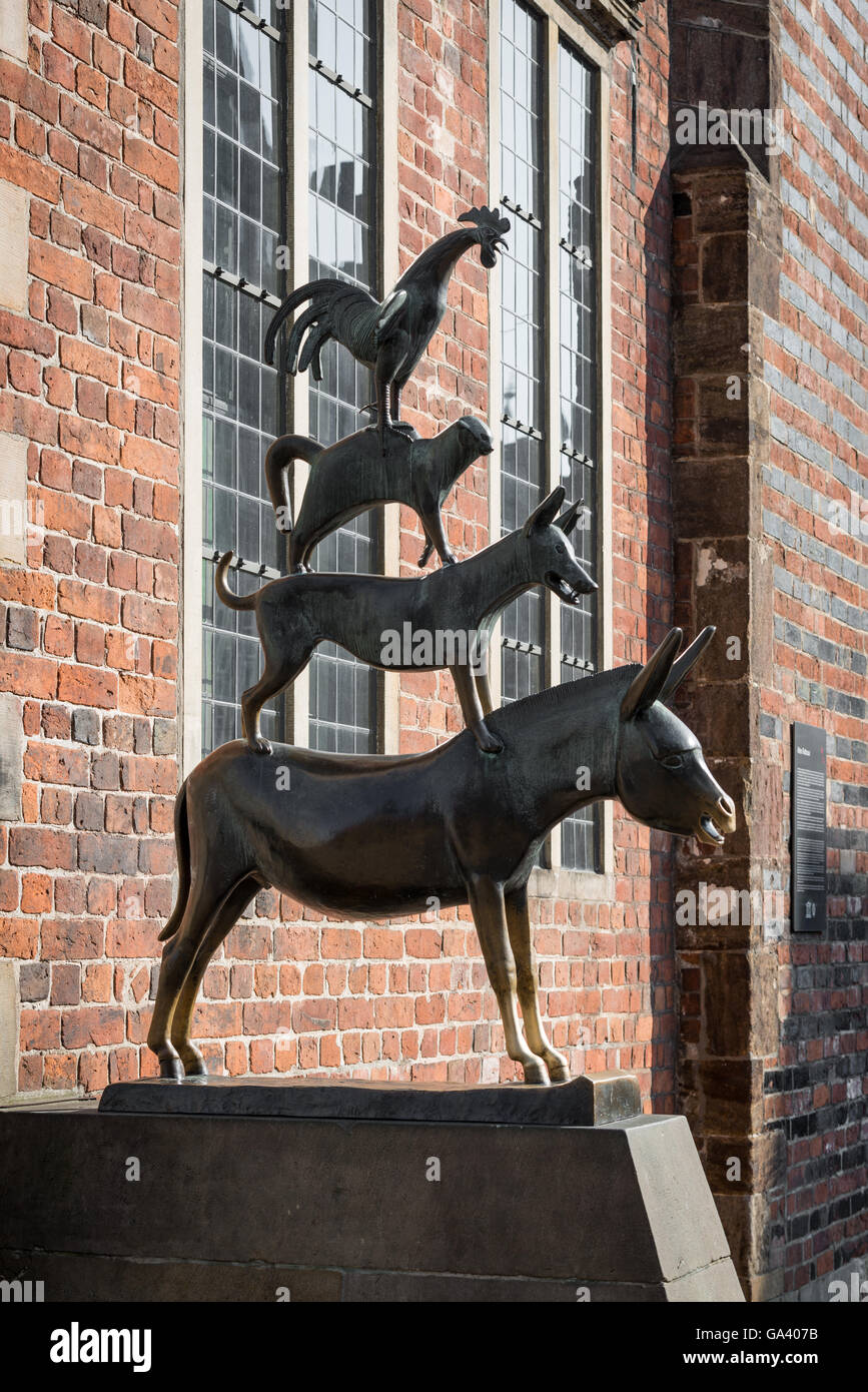 Bremen Town Musicians Stock Photo - Alamy